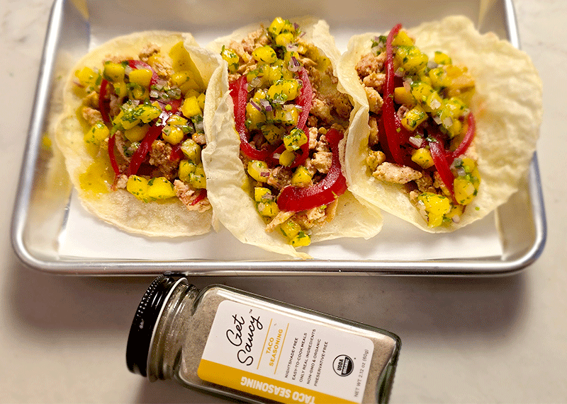 Yuca Chicken Tacos